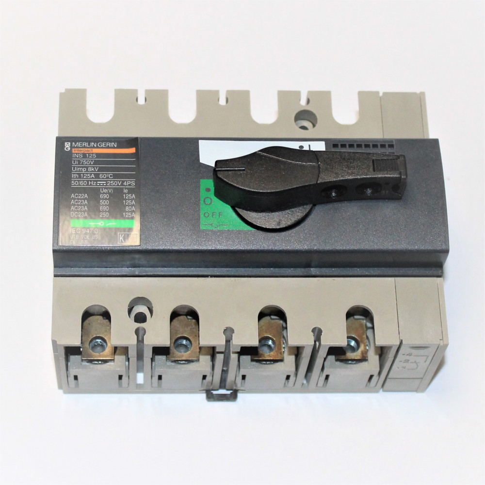 Hovedafbryder fra Merlin Gerin 28911 til montering på DIN Skinner!