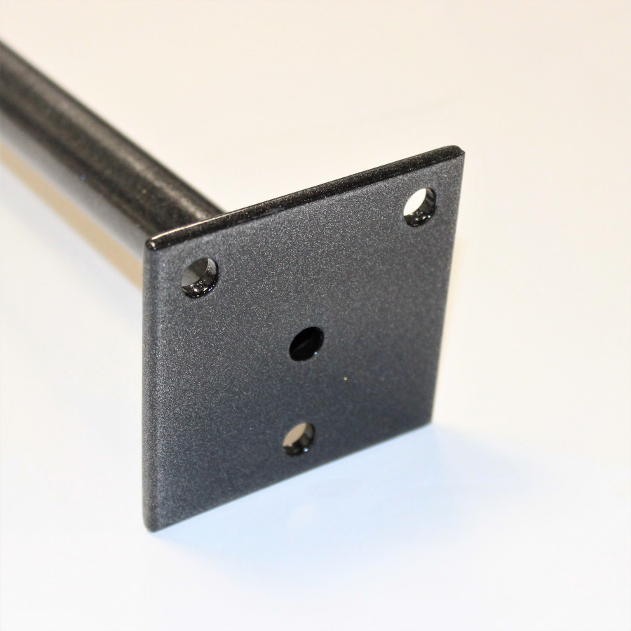 Sort metallic bordben til sofaborde - Løse bordben i sort til lavpris!