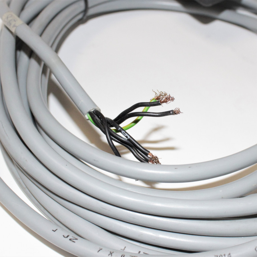 Multikabel med 8 pol bulgin stik - Grå multikabel 7 x 0,75mm2 til salg!