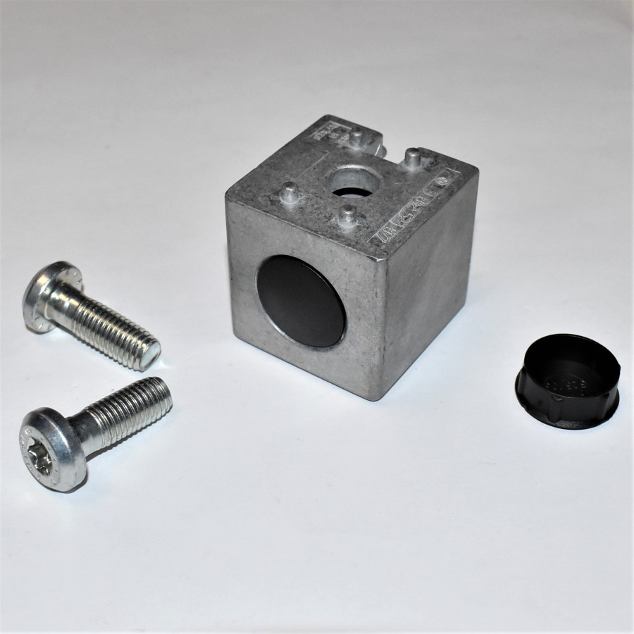 Bosch Rexroth Cube Connector 2 way - 3842523877 - 45x45x45mm