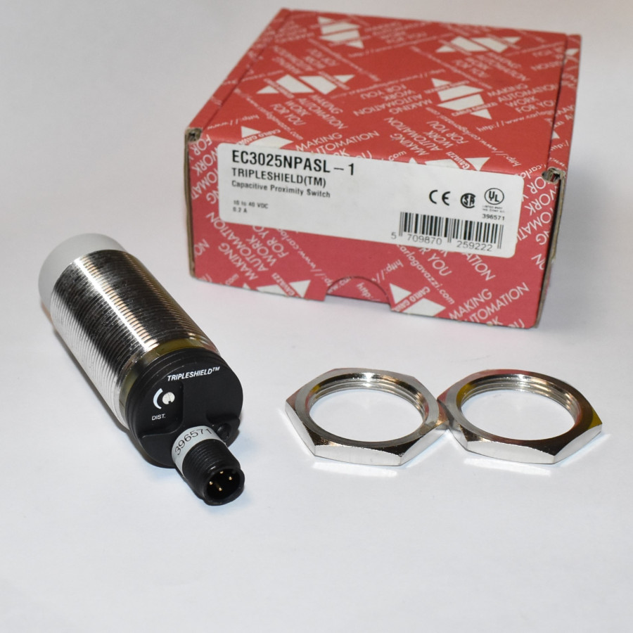 Kapacitiv Sensor - Tripleshield EC3025NPASL-1 - Rustfri - M30