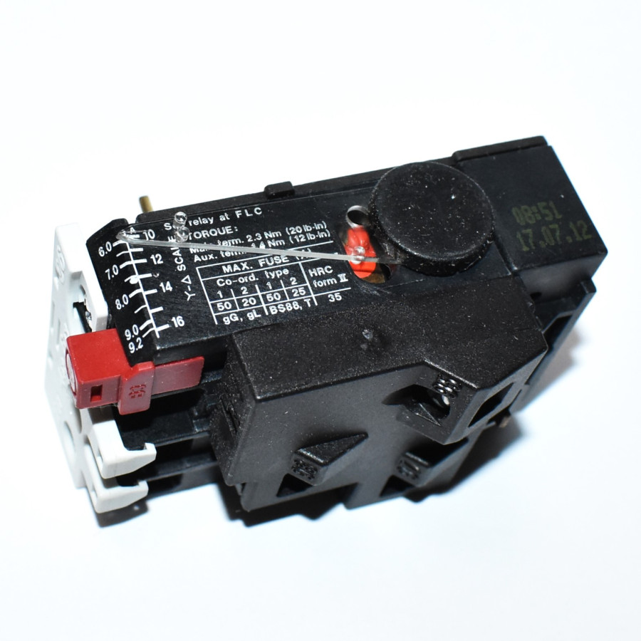 Danfoss TI 16C Termorelæ - 6.0-9.2A - 047H0210 - overbelastningsrelæ