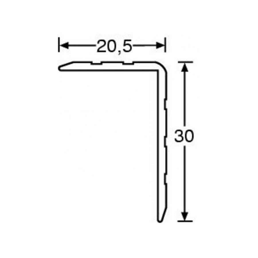 Aluminiums Vinkel liste 30x20mm - 1 meter til flightcase og Gør det ...