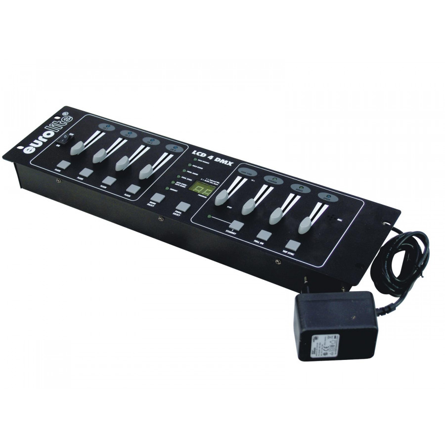 DMX Controller 4 Kanals - Eurolite LCD-4 DMX Køb den billigt her!