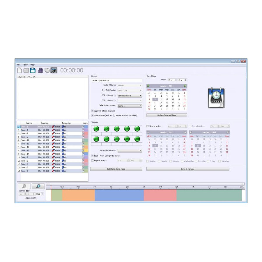Briteq LD-512 DIN - DMX Kanal til montering på DIN-Skinne