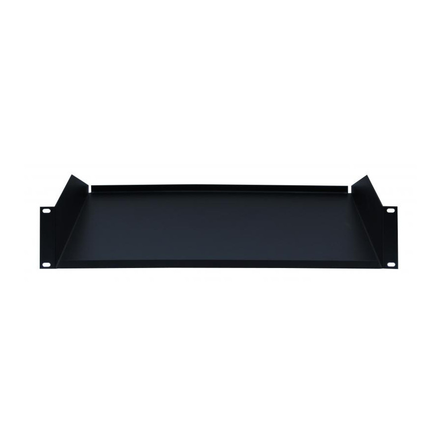 2U Rack Tray - Hylde til 19" Montering 48,5cm x 8x8cm - Dybde 37cm