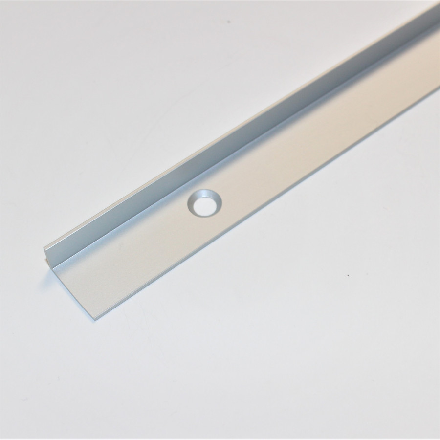 Vinkelliste Alu - Håndtag - 340x20x10mm